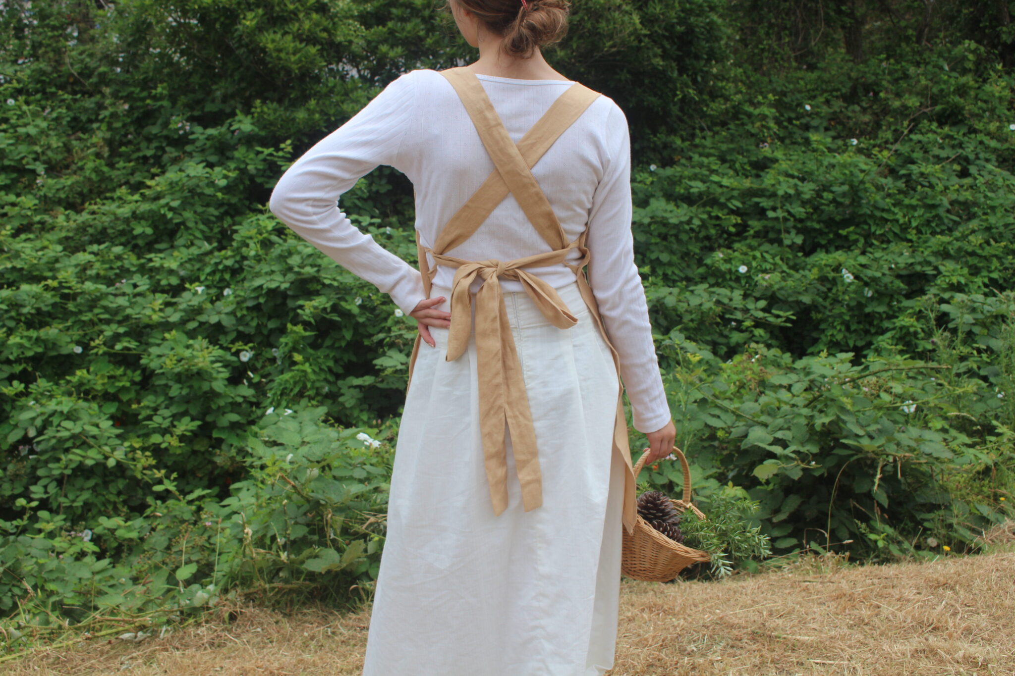 Handmade Linen Apron Dress | The ‘Farmhouse’ Apron – Two Doors Down